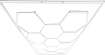 Amazon.co.jp: HEXAED マルチハニカムライトセット 3L×11S ガレージ用ライト LED蛍光灯 6500K 昼光色 ...