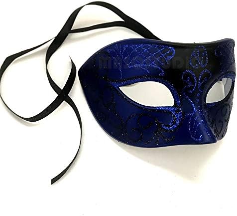 Male Blue Masquerade Masks