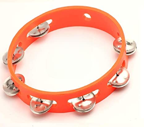 Music Mantra Fibre Dafli/Tambourine 8 inch Hand Percussion Musical ...