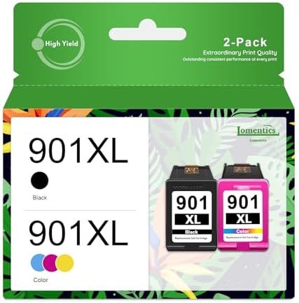 Amazon.com: DNART 901XL Ink Cartridge Replacement for HP 901 Ink ...