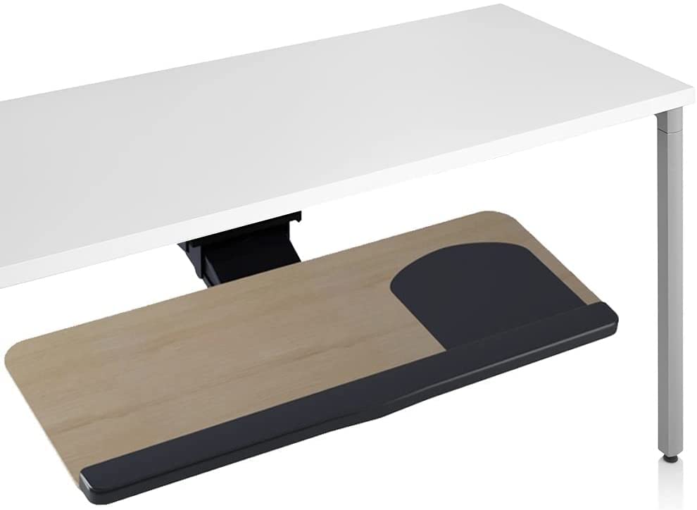 Buy Under Desk Keyboard Tray, with Wrist Rest Ergonomic Design Keyboard ...