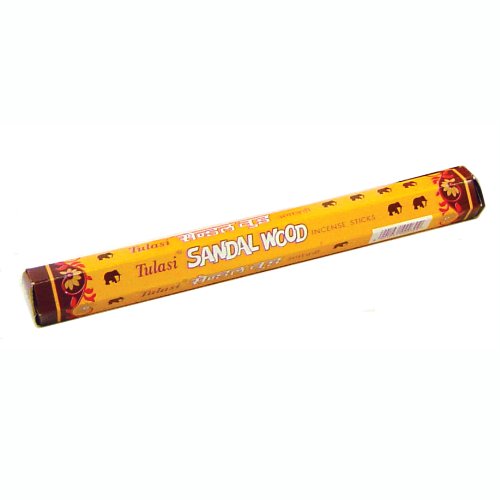 Tulasi Sandalwood Incense - Sarathi - 50 stick hex tube - Sets of 4 ...
