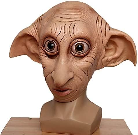 Amazon.com: Dobby Latex Mask Deluxe Masquerade Halloween Party Head ...