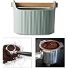 Folpus Espresso Dump Bin Coffee Knock Box Coffee Grounds Container with ...