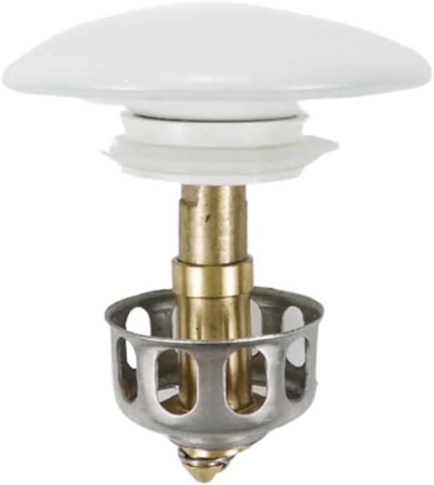 Amazon.com: UTALIND Bathroom Sink Stopper, Bullet Core Push Type Basin ...