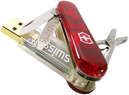 Amazon.com: Swissbit Swiss Army 1GB USB Flash Drive Red 401313 ...