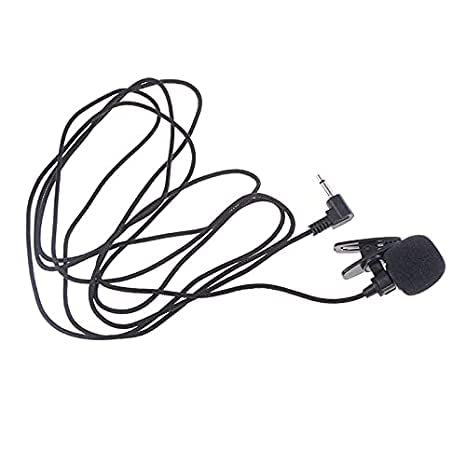 Mini Lavalier Microphone 3.5mm Omnidirectional Condenser Clip on Noise ...