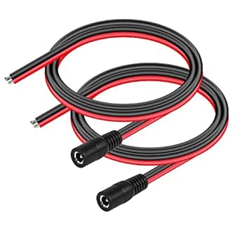 Amazon.com: CERRXIAN DC5521 Power Pigtails Cable,1.64ft 14AWG 5.5mm x 2.1 mm DC Female Bare Wire ...