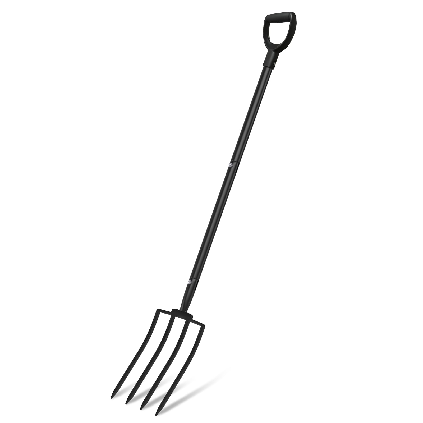 Amazon.com : MANXRKUI Pitch Fork for Garden, 4-Tines Heavy Duty ...