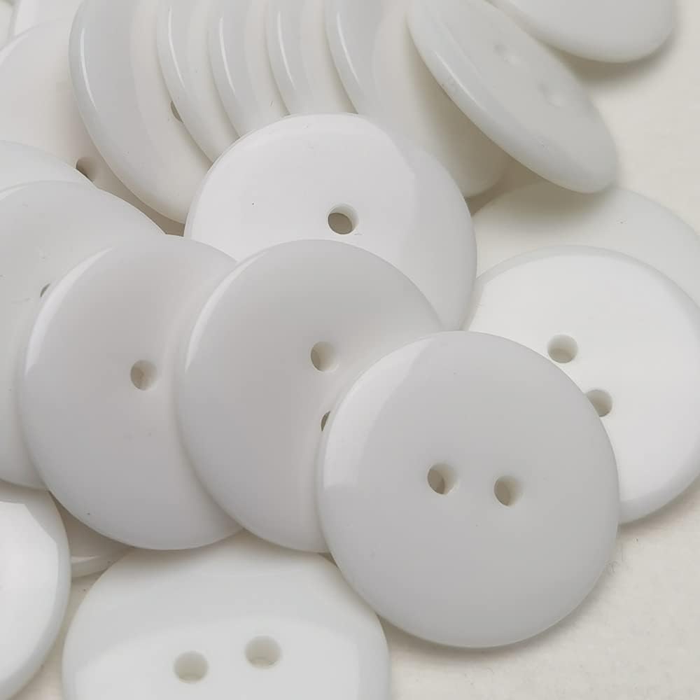 Amazon.com: NDC Arctic White Sewing Craft Buttons 100 Pack