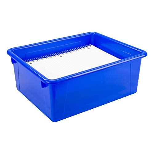 Snapklik.com : Storex Letter Size Deep Storage Tray Organizer Bin For ...