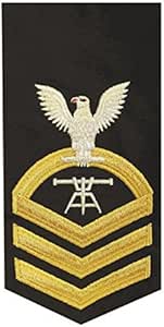 Amazon.com: Navy E7 MALE Rating Badge: Fire Control Technician ...