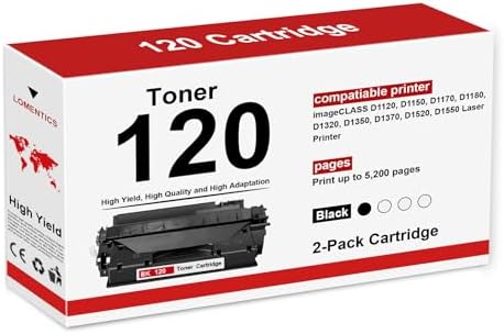 Amazon.com: 120 High-Yield Black Toner Cartridge 2 Pack Replacement for ...