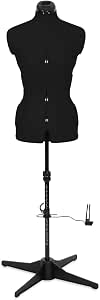 Sewing Online Adjustable Dressmakers Dummy, in Black Fabric with Hem ...