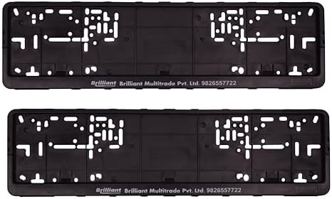 Brilliant Plastic Frame or Cover or Holder for High Security Number ...