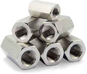 Hex Rod Coupling nut m3 m4 m5 m6 m8 m10 m12 m14 m16 m20 m24,304 Stainless Steel Long Rod Coupler ...
