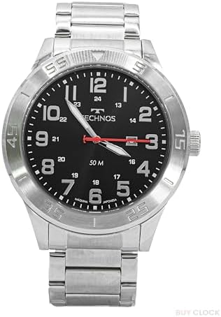Relógio Technos Masculino Militar Prata - 2115NAO/1P | Amazon.com.br