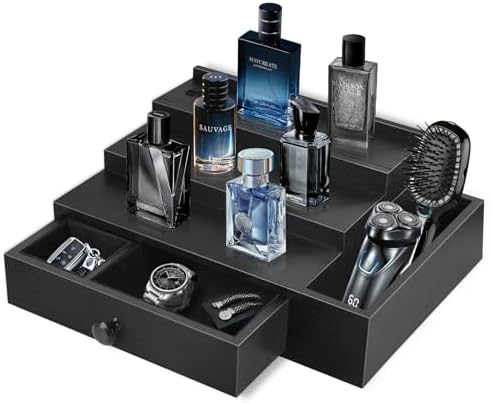 Amazon.com: Cologne Stand Organizer for Men, 3 Tier Cologne Display ...