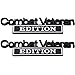 Amazon.com: 2PCS Combat Veteran Edition Emblems 3D Raised Decals ...