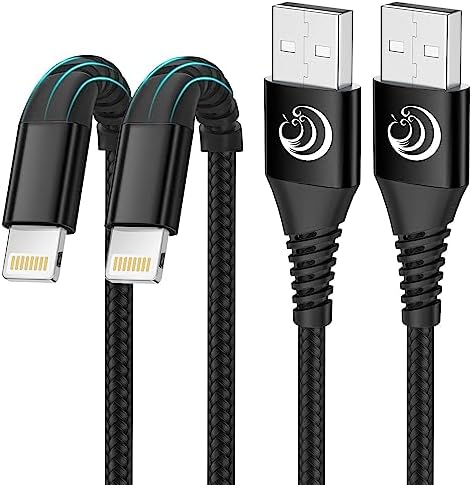 Amazon.com: Aioneus 10ft 2Pack iPhone Charger Fast Charging Cord Nylon ...