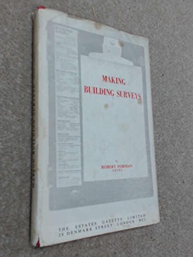 Making Building Surveys: Robert Forman: 9780900361548: Amazon.com: Books