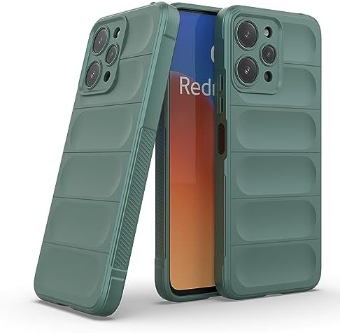 Etechnic Back Case Cover for Redmi 12 4G | Matte Soft Flexible Liquid ...