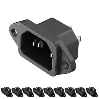 LANZMFG LZ-14-1 Power IEC Inlet Flange Bracket 320 C14 Pack of 10 ...