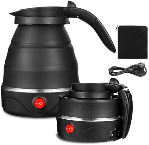 Amazon.com: Gourmia GK360 Travel Foldable Electric Kettle - Fast Water ...