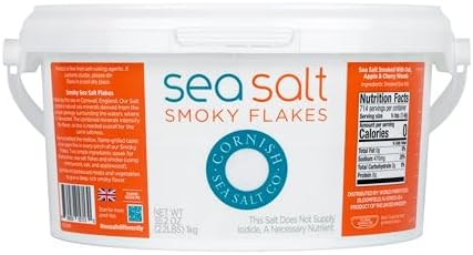 Amazon.com: Cornish Sea Salt Smoky Sea Salt Flakes | Smoked Sea Salt w ...