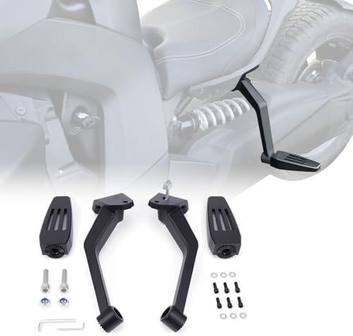 Adjustable Riding Pegs PSLER Passenger Foot Pegs For Can-Am Ryker 600 ...