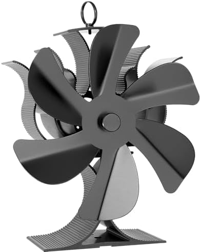 Amazon.com: Miaton Heat Powered Wood Stove Fan for Propane Heater ...