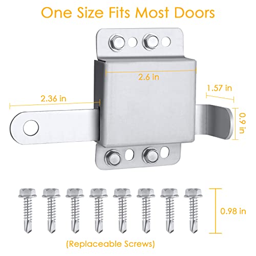 Snapklik.com : Garage Door Locks - 2 Pack Garage Door Latch Kit For ...