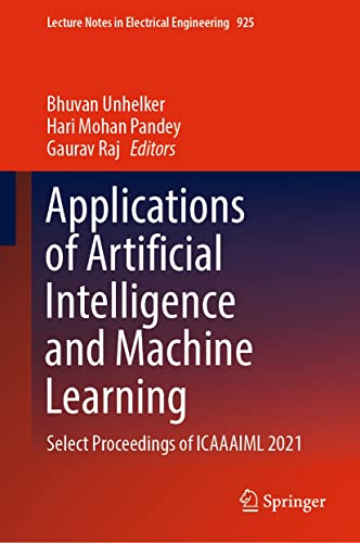 Amazon.com: Applications of Artificial Intelligence and Machine ...