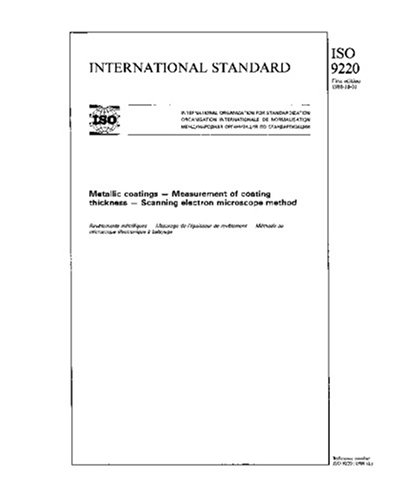 ISO 9220:1988, Metallic coatings - Measurement of coating thickness ...