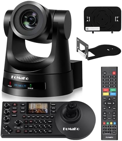 Amazon.com : FoMaKo PTZ Camera 30X Optical Zoom HDMI PTZ Bundle with ...