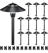 SUNVIE LED Landscape Lights - Low Voltage Pathway 3W 12-24V Aluminum ...