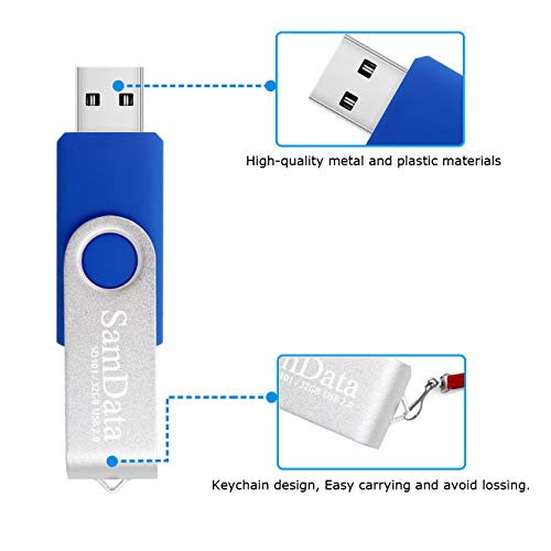 Snapklik.com : SamData USB 2.0 Flash Drive 32GB, 3 Pack Thumb Drive ...