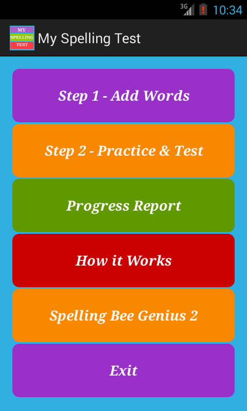 My Spelling Test - App on Amazon Appstore