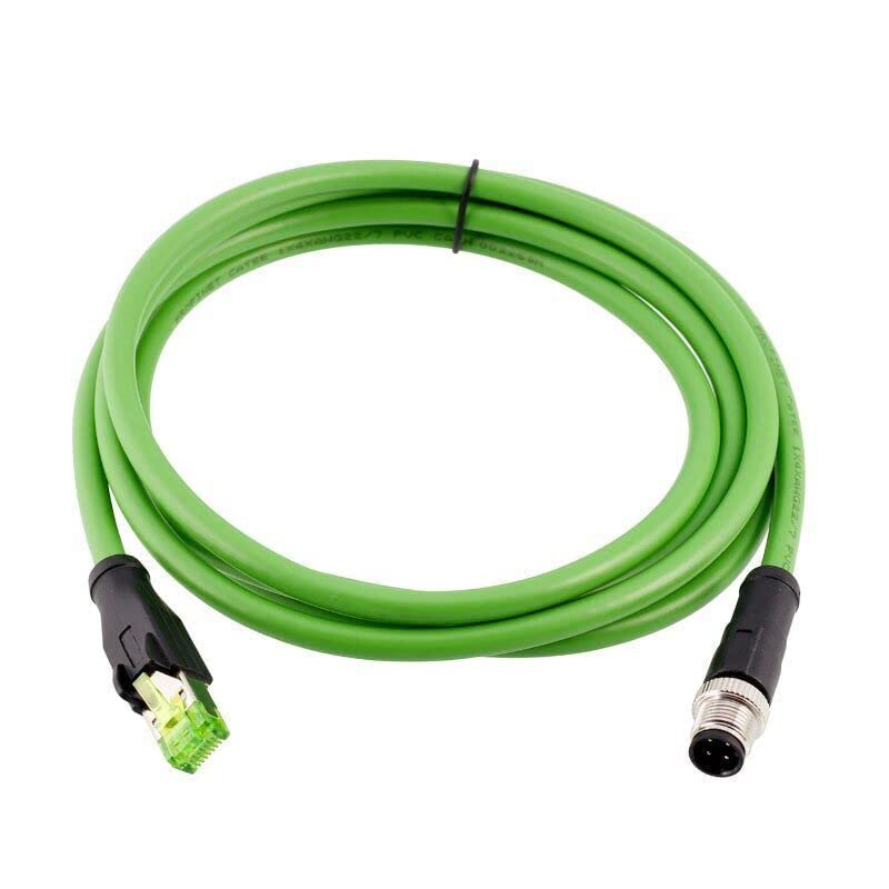 Amazon.com: RFcoms M8 to RJ45 Ethernet Cable,1m/3ft M8 4P Male to ...