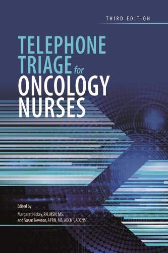 Telephone Triage for Oncology Nurses: 9781635930269: Medicine & Health ...