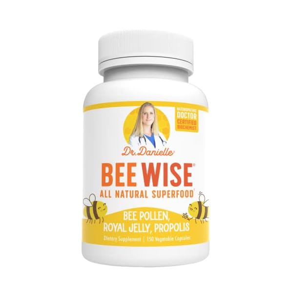 Dr. Danielle's Bee Wise - Bee Pollen Supplement - Bee Well with Royal ...