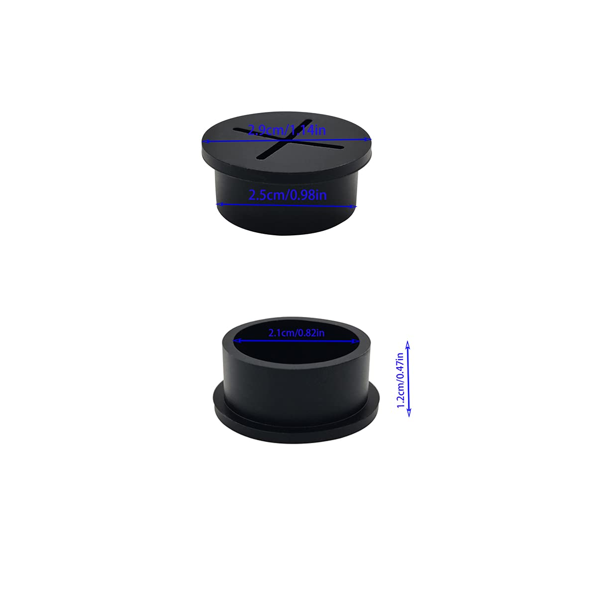 Snapklik.com : 6 Pcs Cable Cord Grommet 1 Inch Flexible Wire Rubber ...