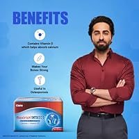 Cipla Maxirich Cal 500 (75 Tablets) | Calcium 500mg & Vitamin D3 | For ...