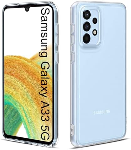 Eiselen für Samsung Galaxy A33 5G Hülle, Transparent & Anti-Vergilbung ...