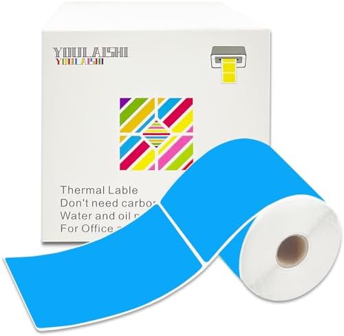 Amazon.com : YOULAISHI 3 X 5 Inch Printable Rectangle Color Coding ...