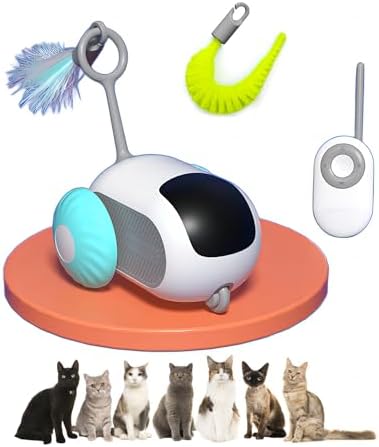Smart Car Remote Control Electric Cat Toy Funny Feather Smart ...