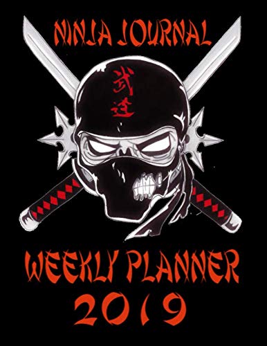 Amazon.com: Ninja Journal. Weekly Planner 2019: Skull Ninja Design ...