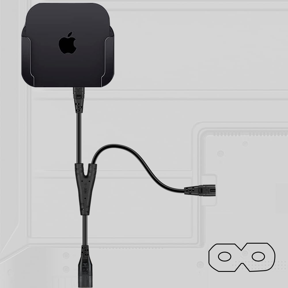 Amazon.com: Mission Y Splitter Power Cable for Apple TV - Power ...