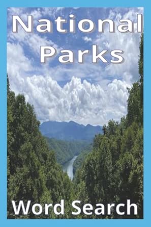 National Park Word Search Puzzle Book: Word Searches with Easy to Read ...