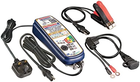 OptiMate 4 Dual Program 12V Motorcycle Automatic Battery Charger ...